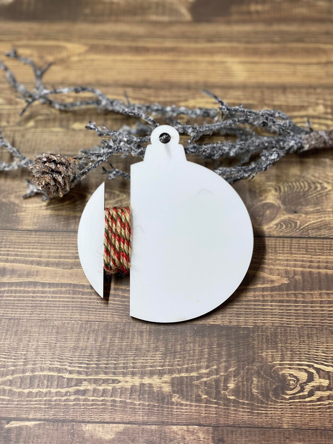 Height Ribbon Christmas Ornament\ribbon Ornament\sublimation Ornament ...