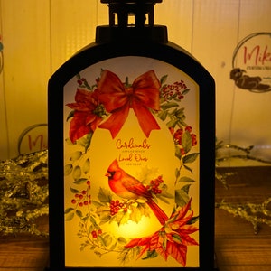 Sublimation LED Lantern Blanks for Christmas Custom Decoration Lanterns ...