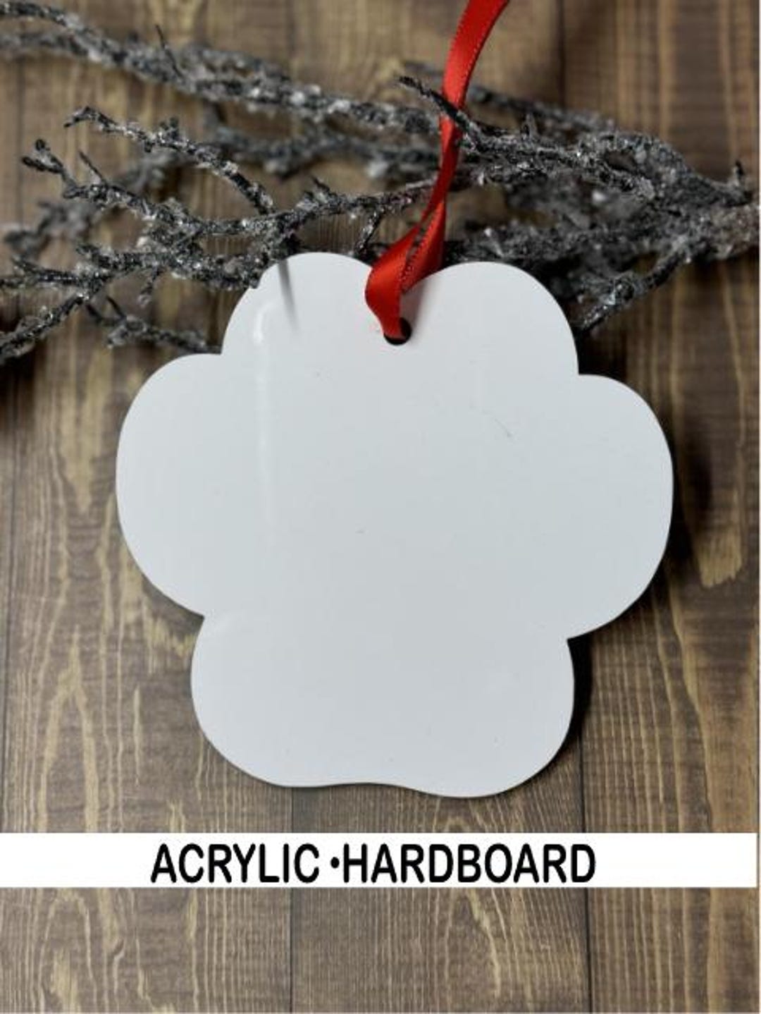 Sublimation Ornament Blanks | Paw Ornament | Ornament for Sublimating ...