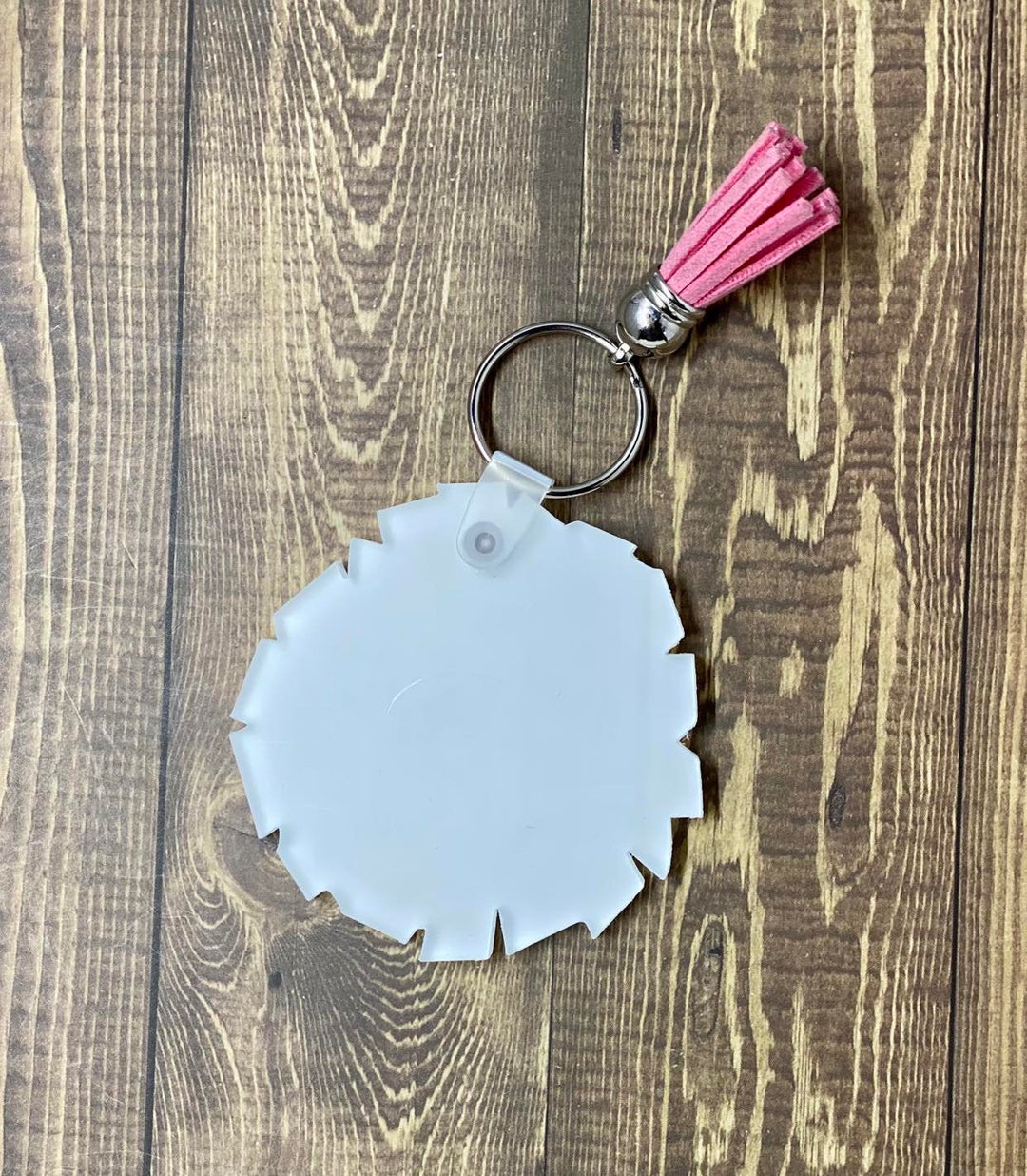 Pom Pom Blank Key Chain/ Acrylic/ Blank Key Chain/keychain Sublimation ...