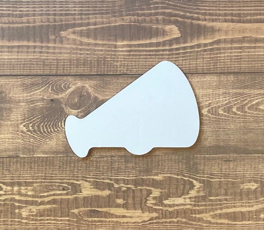 Megaphone Sublimation Blank: Cheer Magnet, Hardboard (set of 5) - Etsy