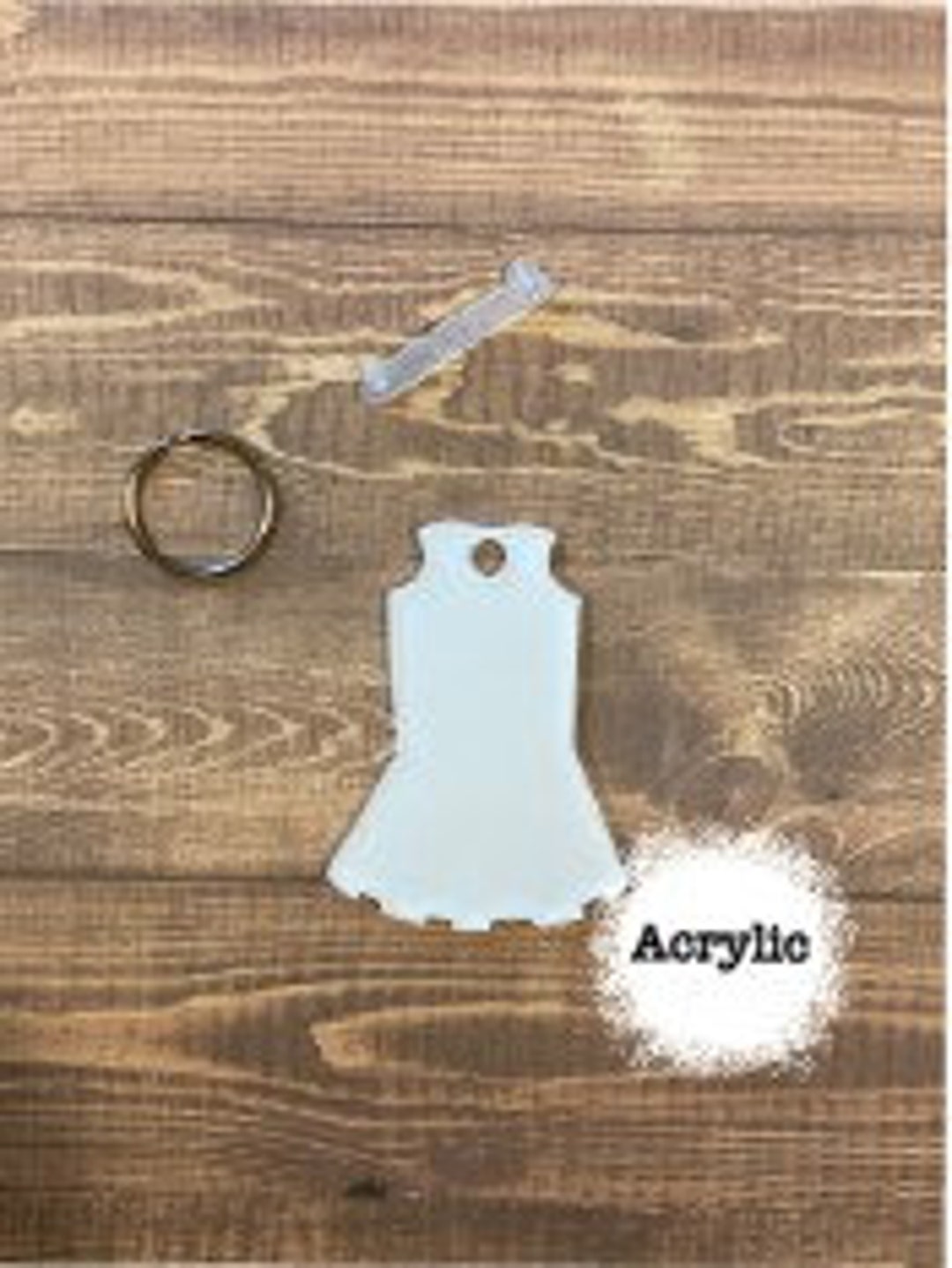 Cheerleader Blank Key Chain/acrylic/ Blank Key Chain/keychain ...