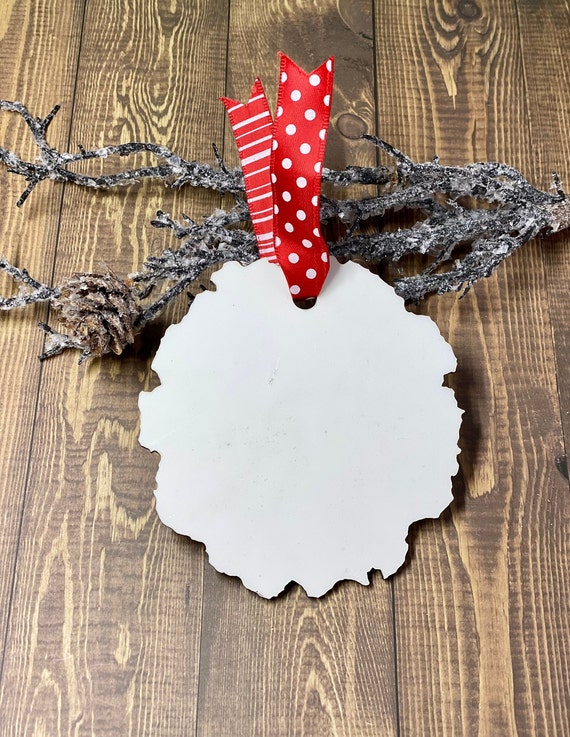 Sublimation Ornament Blanks Wood Slice Ornament Double - Etsy