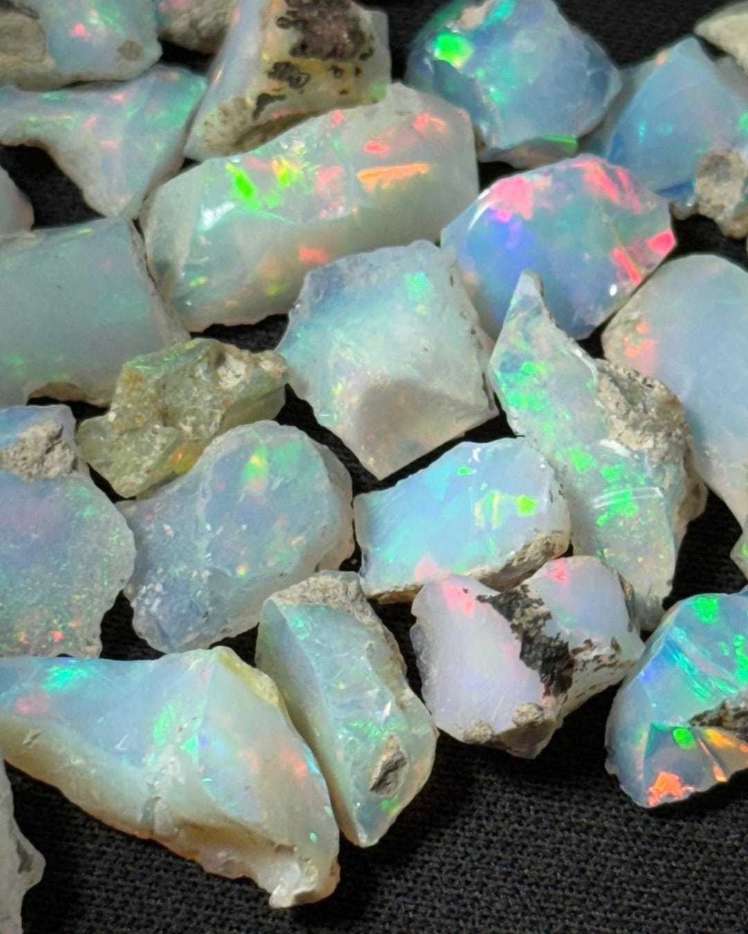 Ethiopian Opal Rough Gemstones: Raw Untreated Opal Pieces, 100 Pcs - Etsy