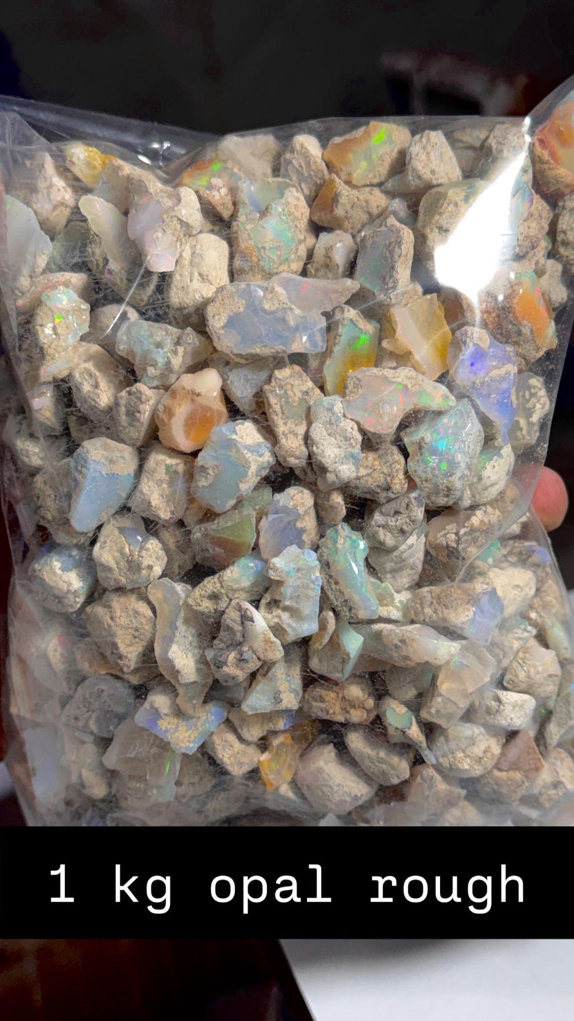 1 Kg Rough Ethiopian Welo Opal Rough AAA Grade Multi Fire Opal ...