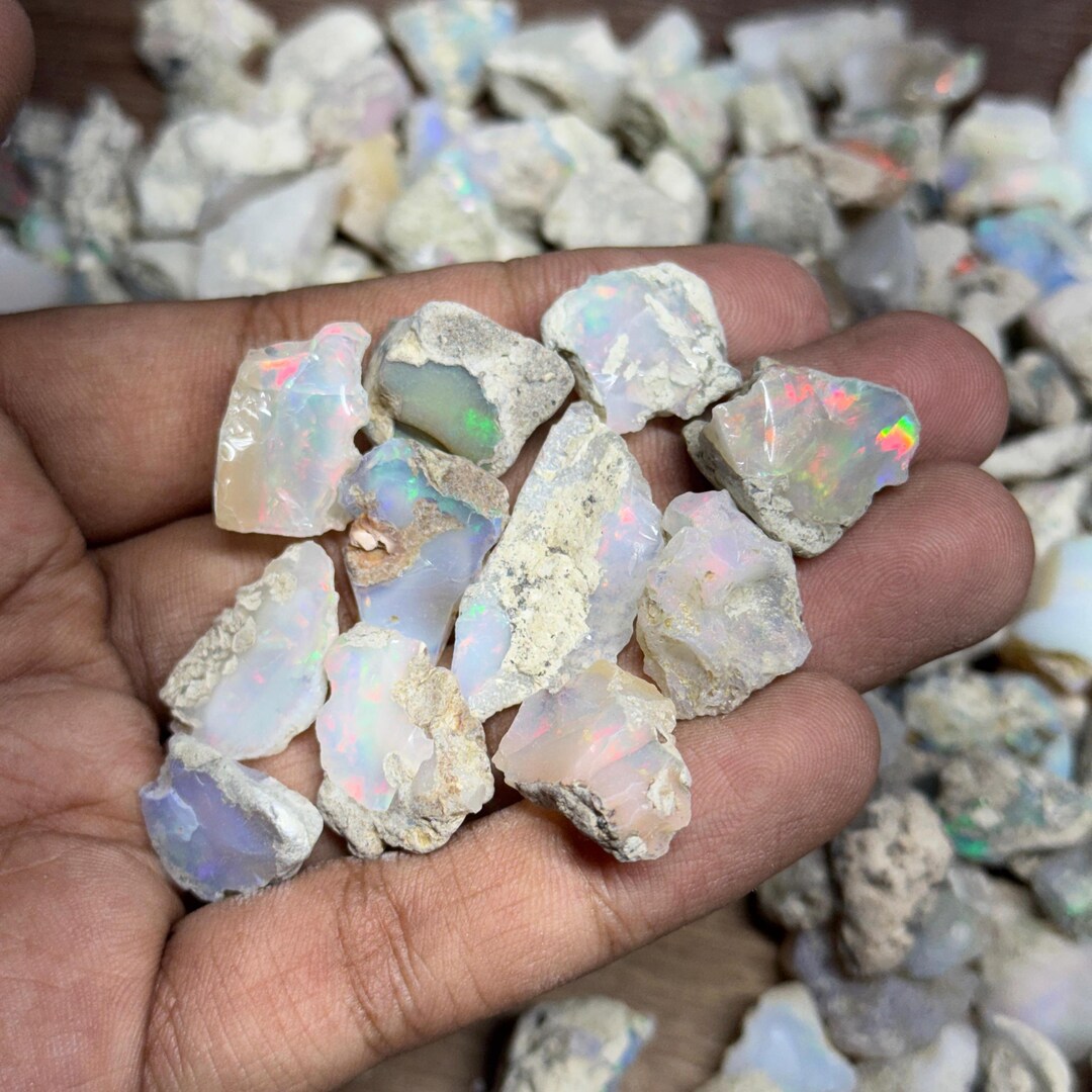 1kg AAA Ethiopian Opal Rough: Natural Fire Opal Rock Stones - Etsy