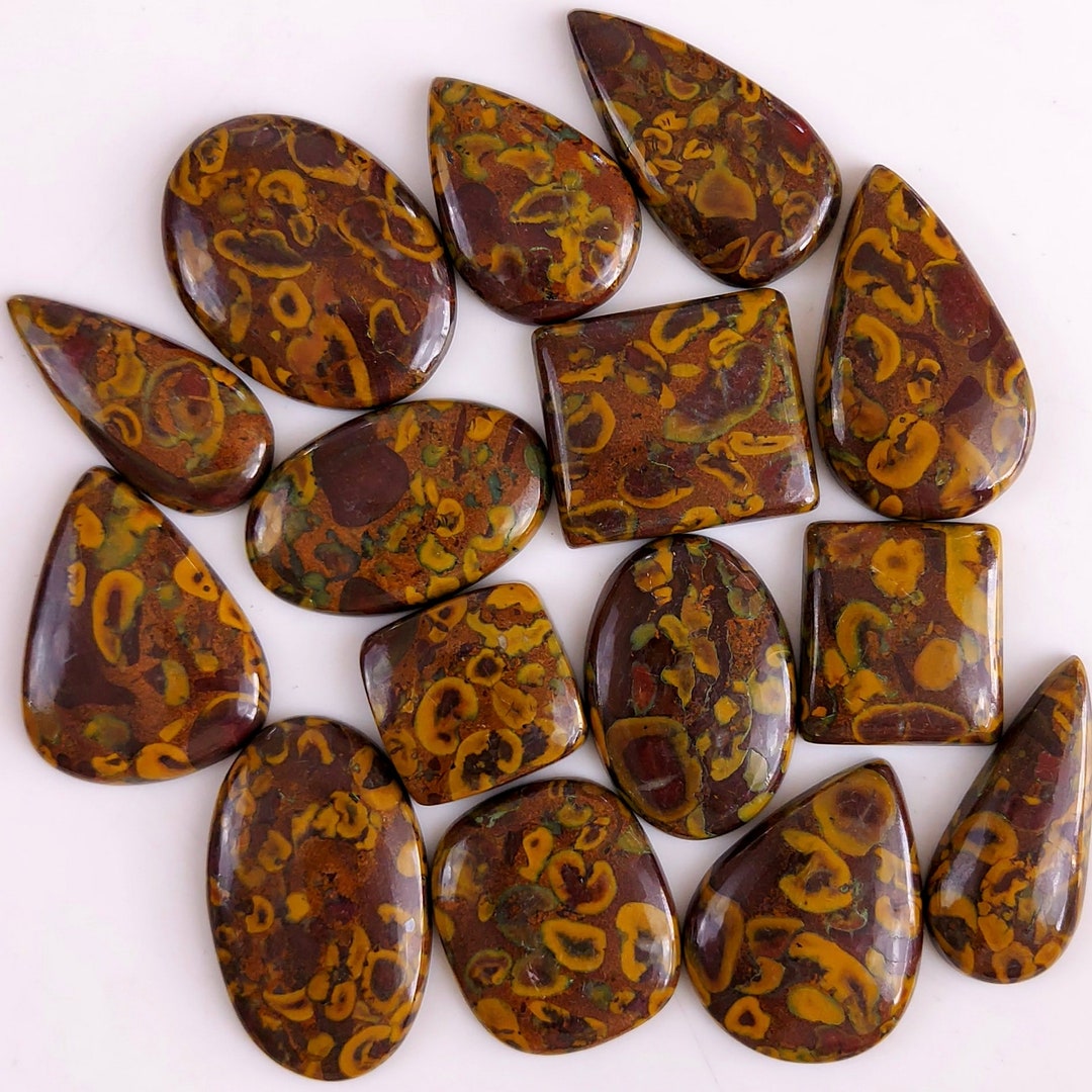100 Carat Natural Fruit Jasper Loose Cabochon Gemstone - Etsy