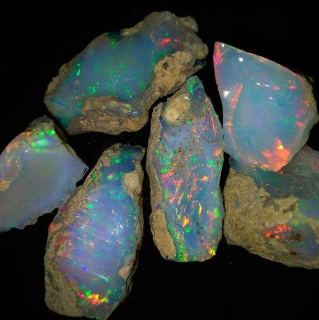 100 Pcs Top Quality Opal Rough Opal Raw Gemstone/healing Opal/opal ...