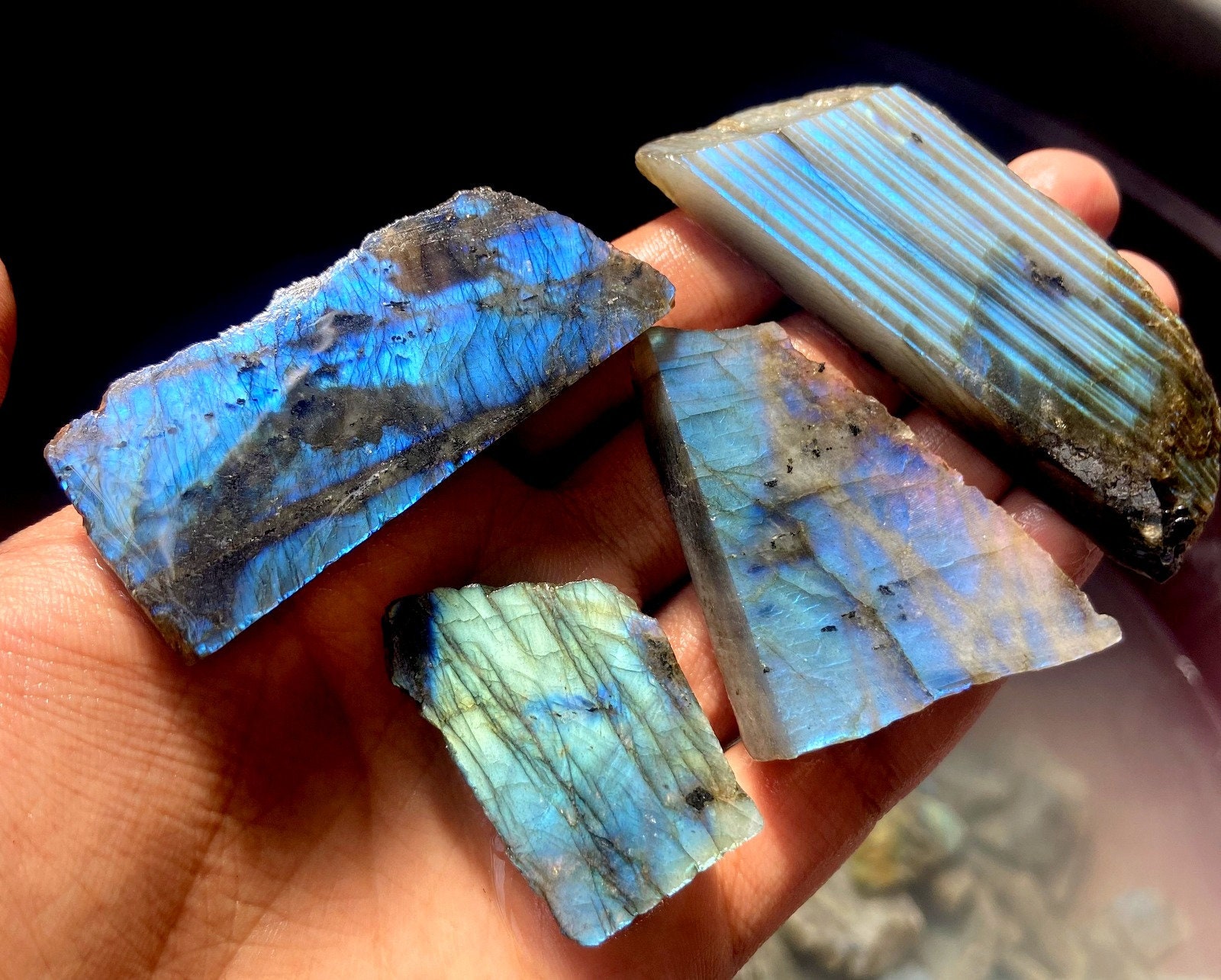 100 Cts Labradorite Raw Rough /Wholesale Labradorite For Loose | Etsy