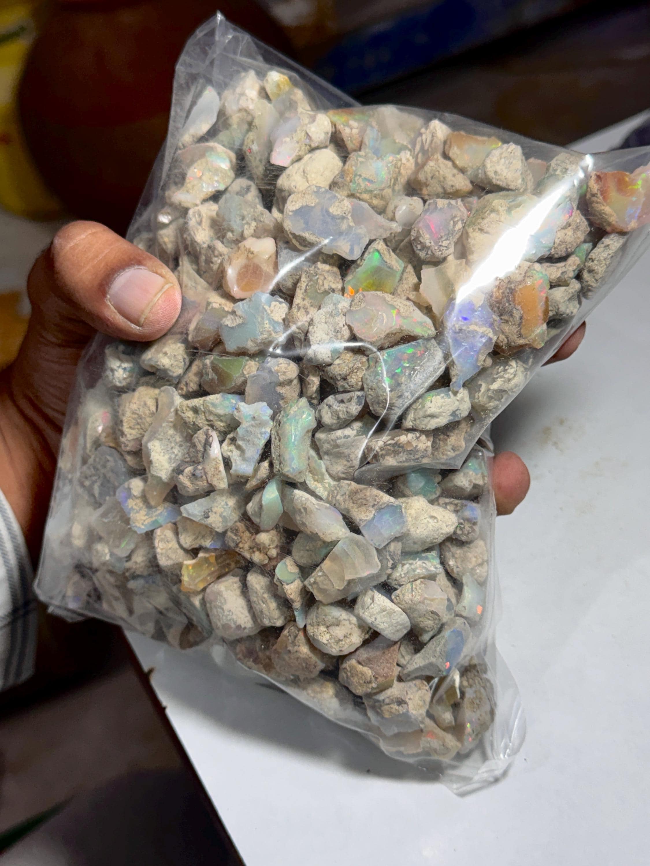 1 Kg Rough Ethiopian Welo Opal Rough AAA Grade Multi Fire Opal ...