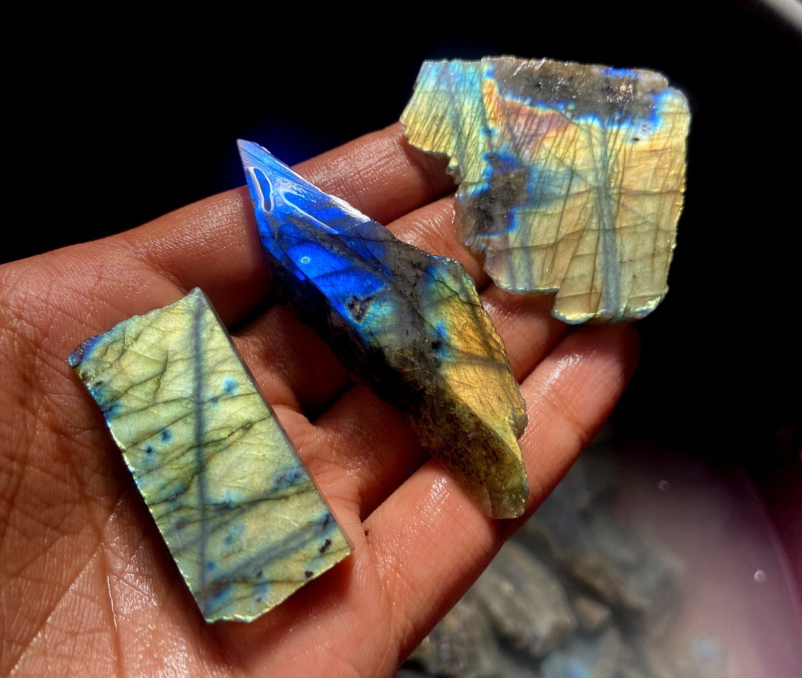 100 Cts Labradorite Raw Rough /Wholesale Labradorite For Loose | Etsy