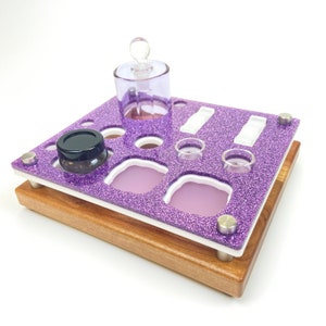 8X7 Mini Dab Concentrate Tray Cleaning Station W/ Greek Glass ISO Swab ...