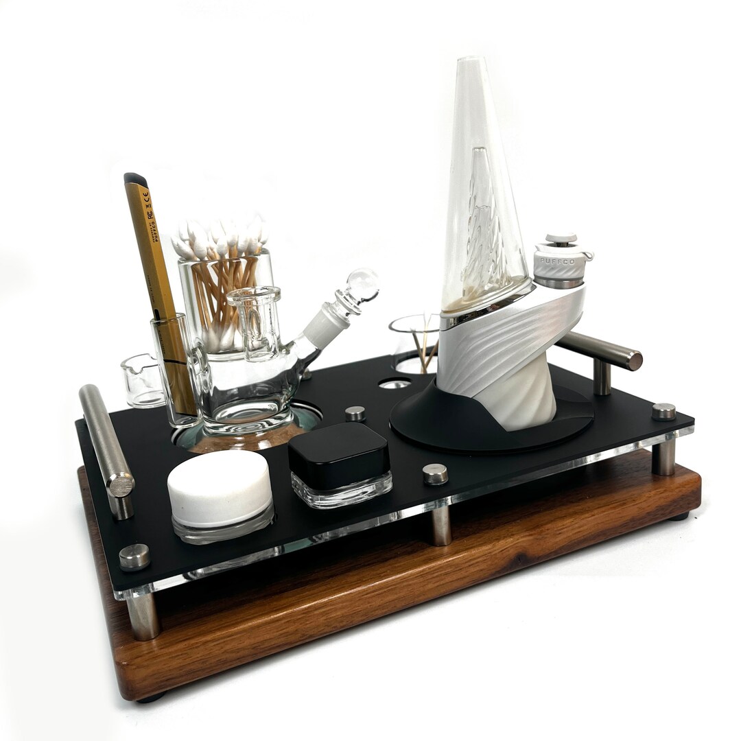 Puffco Pro Serving Tray With INNOVA Glass ISO Station, Carrying Handles ...