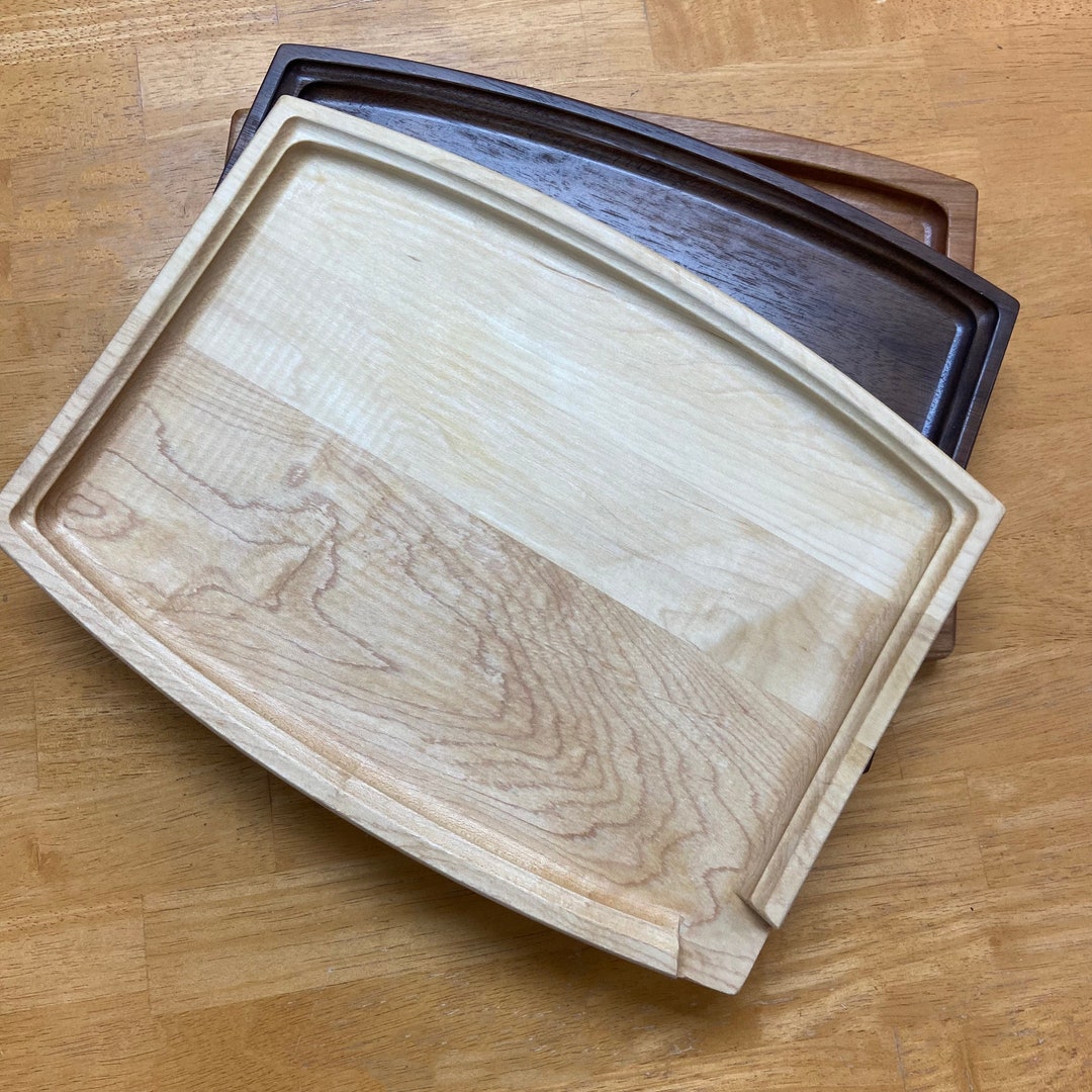 12x9 Wood Rolling Tray ~ Hardwood Handmade Herb Weed Blunt ~ One Piece ...