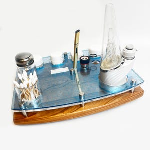 The Puffco Get Lit Programmable RGB LED Dab Rig Station Tray for Peak ...