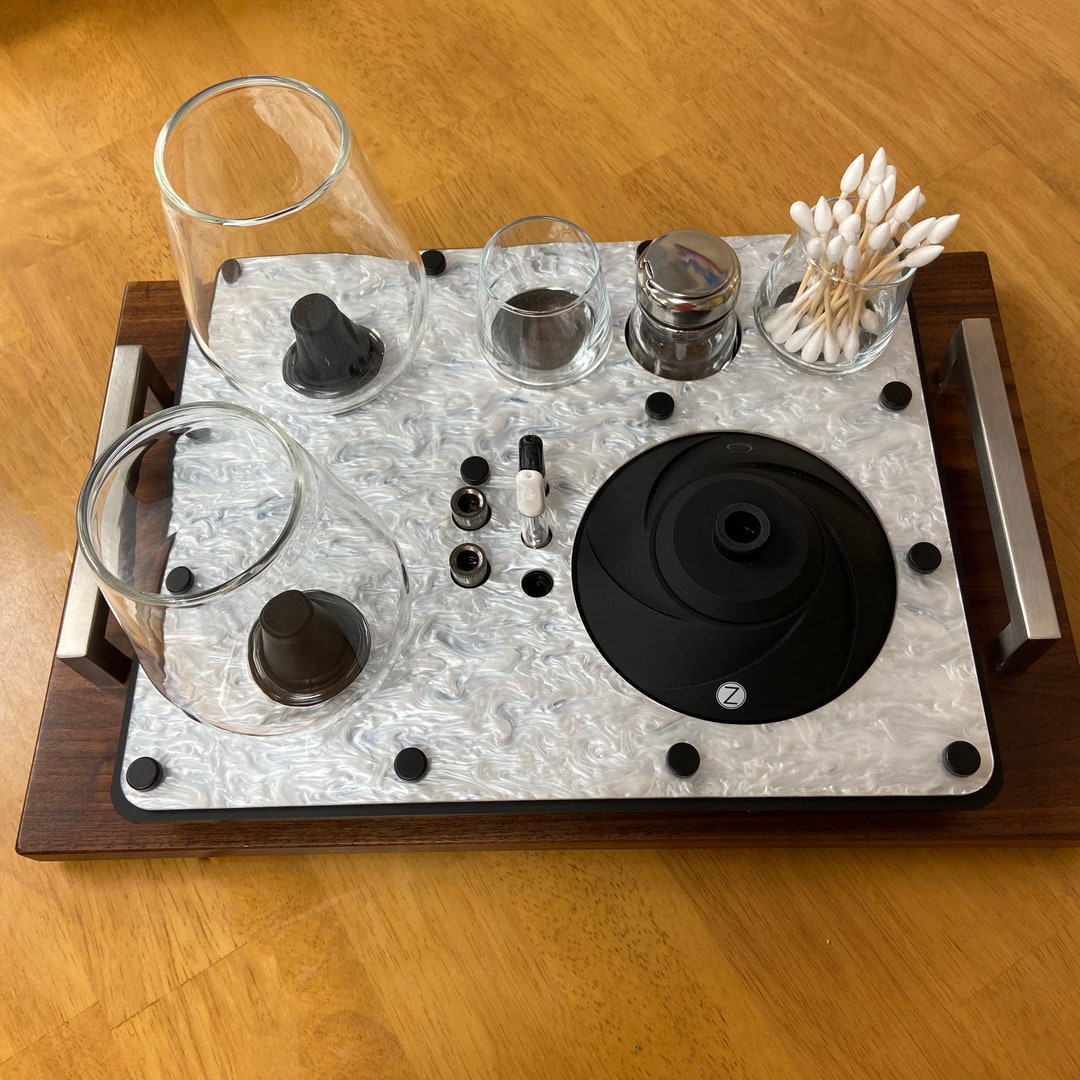 Zenco Vaporizer Double Sommelier Dab Sipping Glass Serving Tray With ...