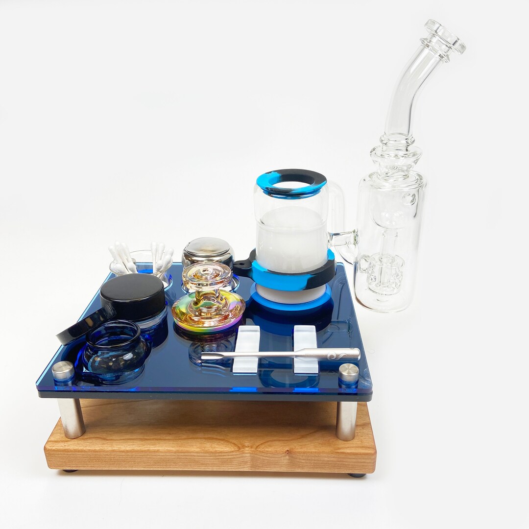 Dr. Dabber 8X7 Mini Dab Session Organizer Cleaning Station, Glass ...