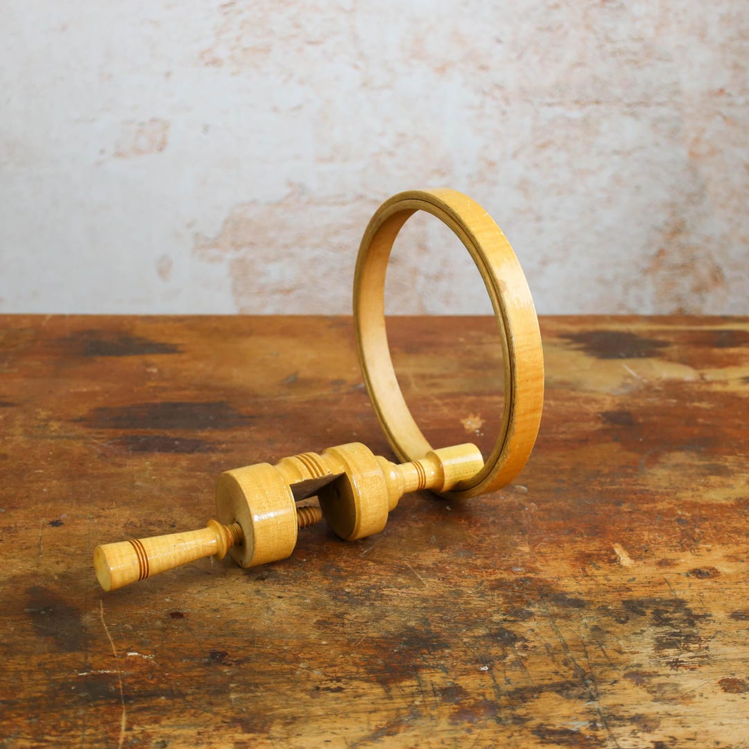 Vintage Embroidery Frame With Table Attachment - Etsy