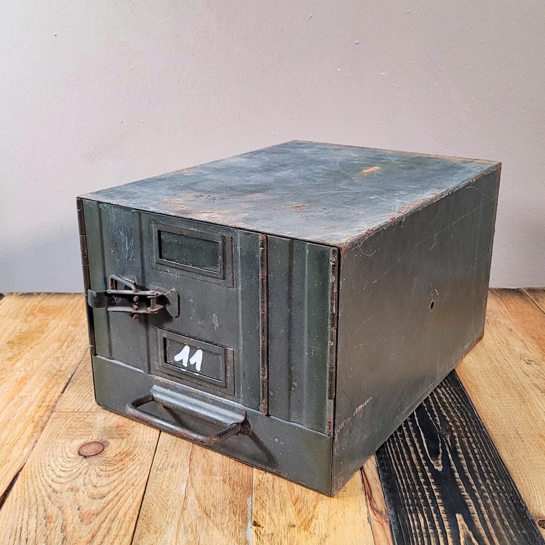 Industrial Metal Box, Foldable - Etsy