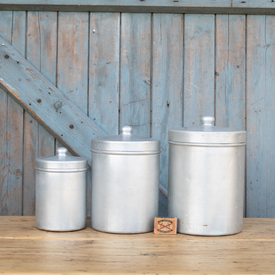 Vintage Aludosen Blechdosen zur Aufbewahrung - Etsy.de