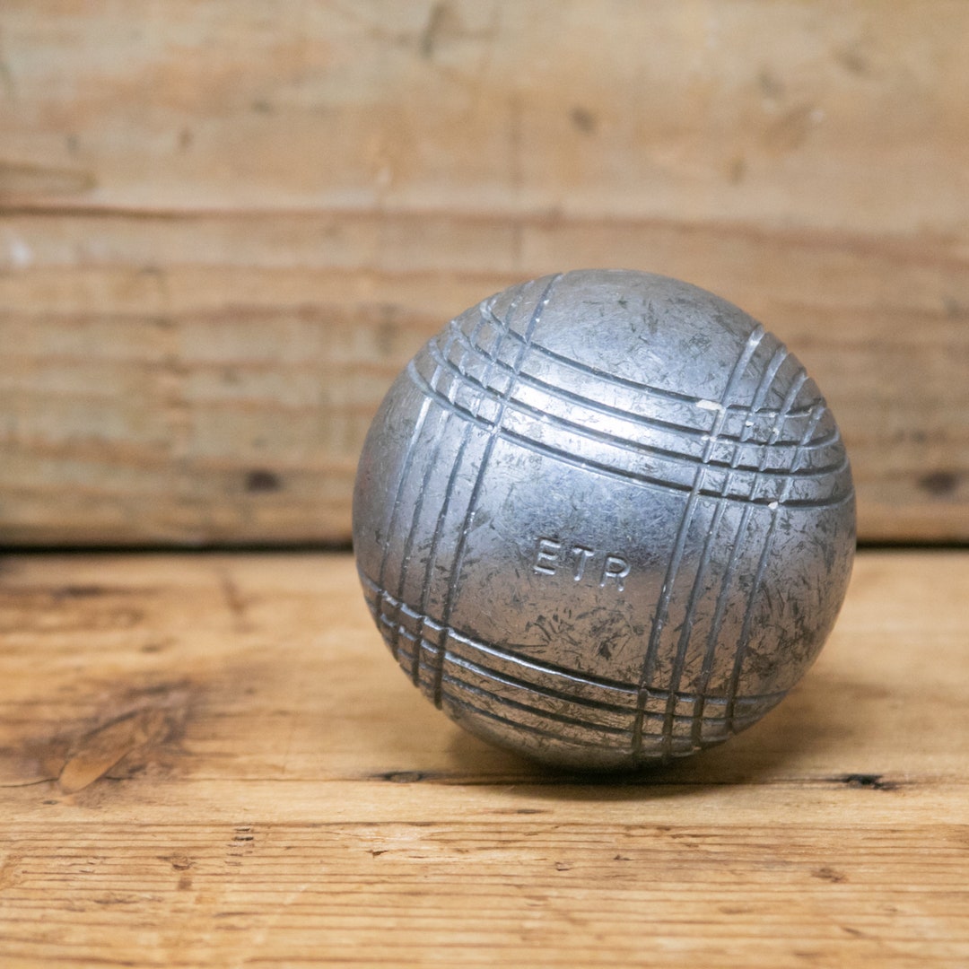 Beautiful Old Boules or Bocce Ball I France I Metal Ball I Decorative ...