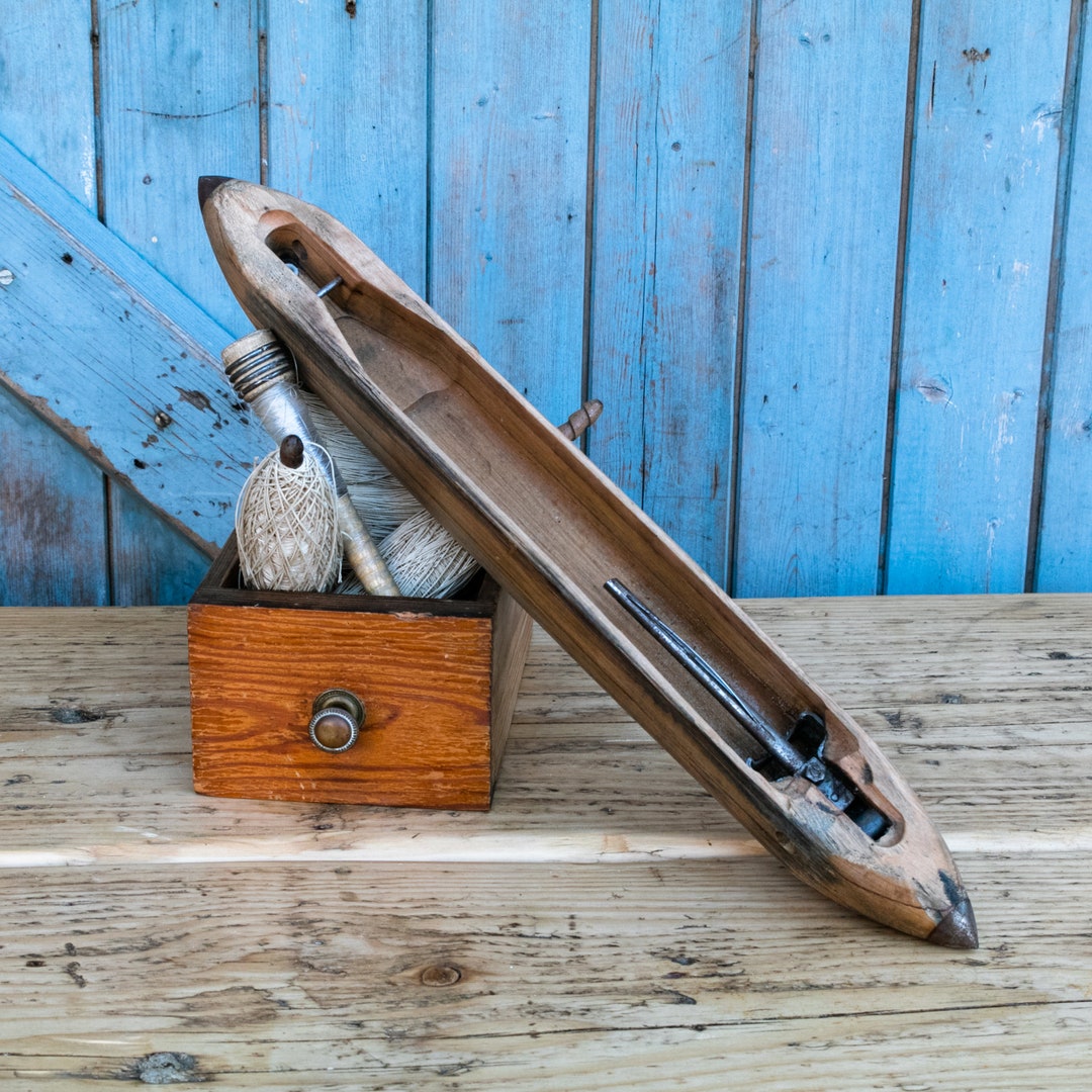 Antique Weaver Boat, Wooden Weaving Vessel - Etsy