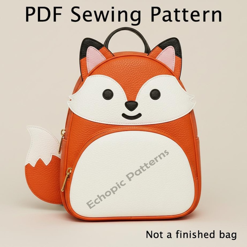 Tooled Leather Fox Bag - Etsy