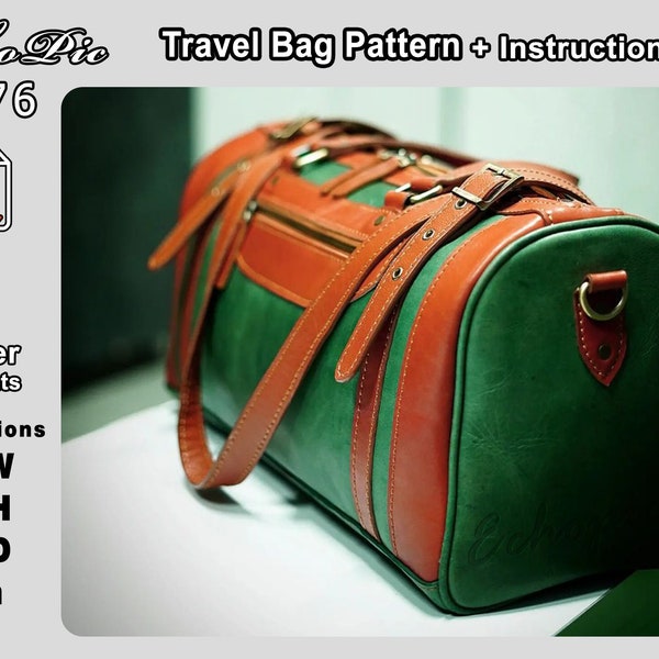 Travel Bag Pattern - Etsy
