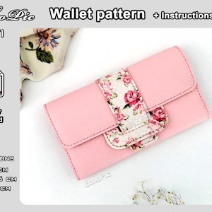Leather Women's Wallet Pattern- PDF File + Instructions - 051 - Etsy