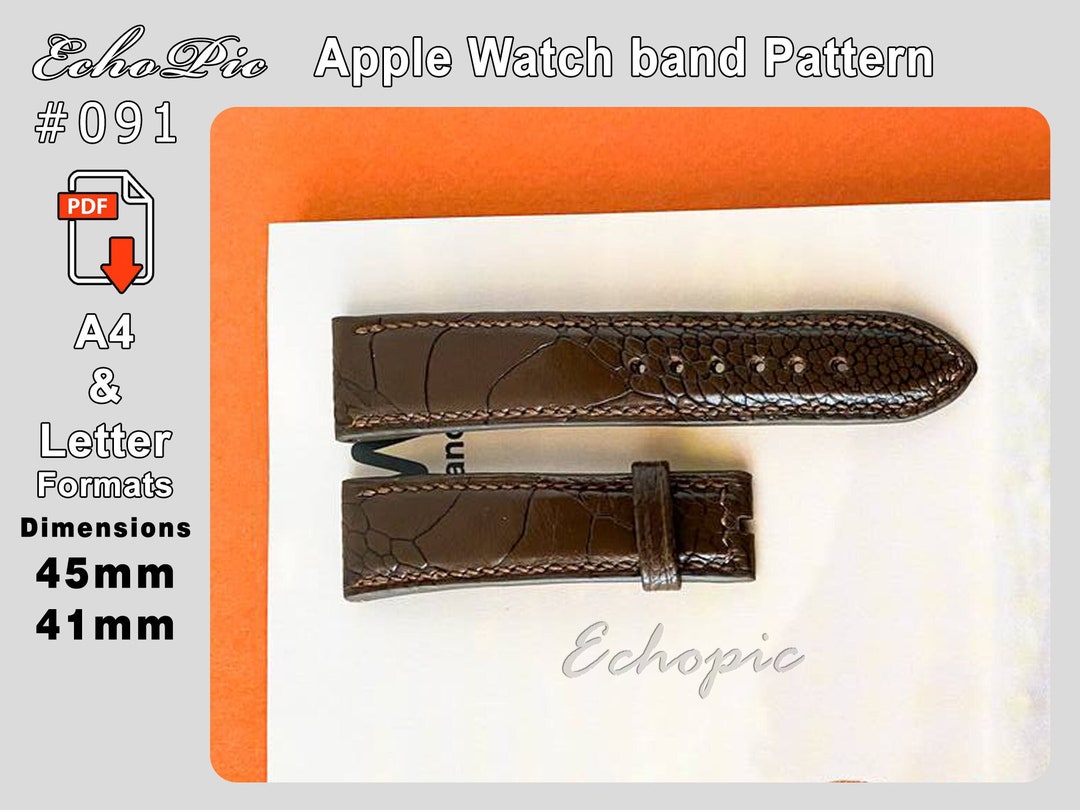 Apple Watch Band Pattern (41mm-44mm) (PDF) - Etsy
