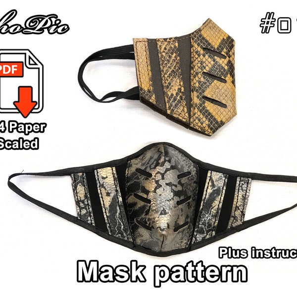 Leather Mask Pattern - Etsy