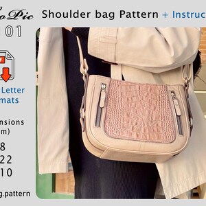 Shoulder Bag Pattern #101 + Instructions | (PDF A4 and Letter ...