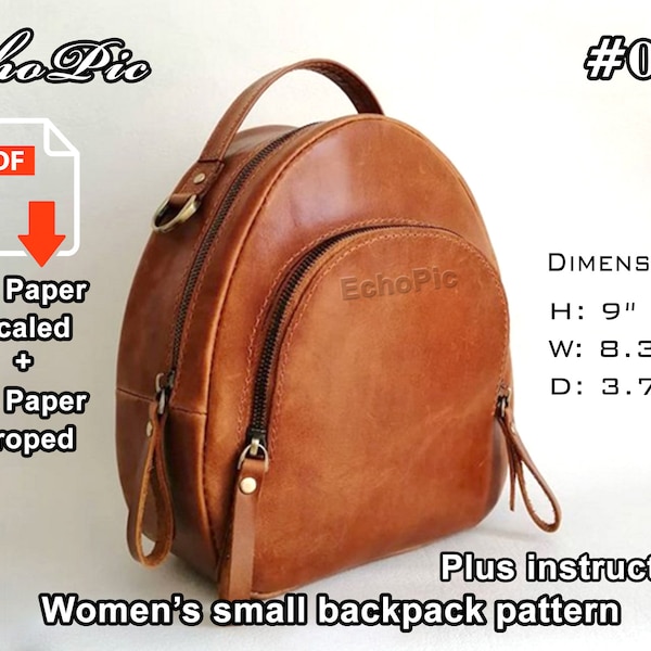 Leather Backpack - Etsy