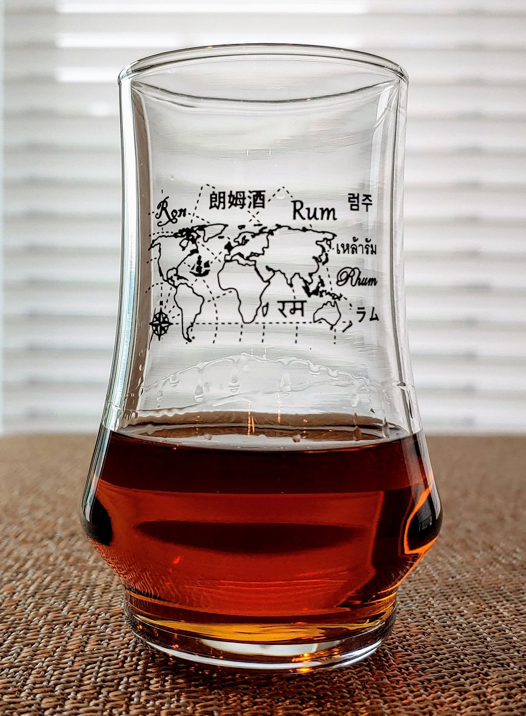 Rum Taster Glass 5.75oz 170ml Limited Edition Ron Rhum Whiskey Sipping ...