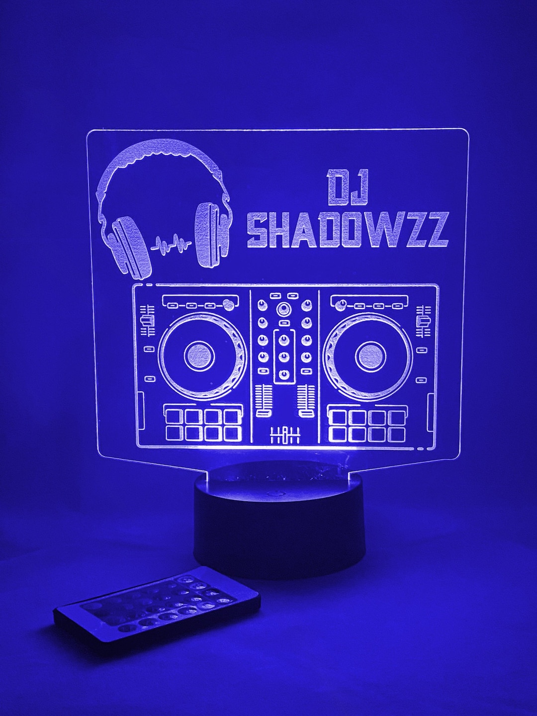 Personalized DJ Mixer Board 3D LED Night Light Lamp - Great Gift ...