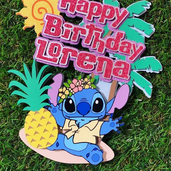 Stitch Cake Topper 3d - Etsy UK