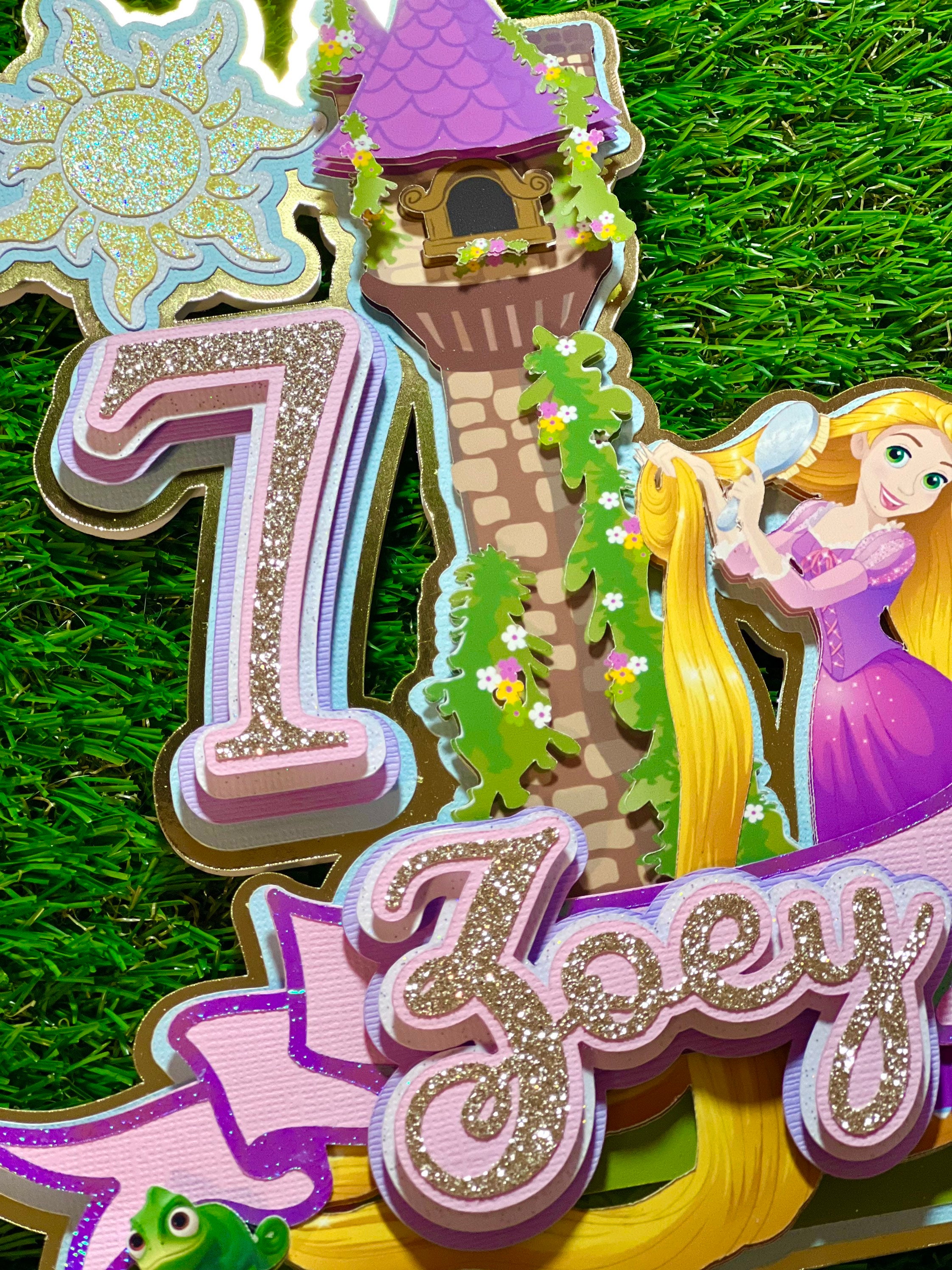 Rapunzel Cake Topper - Etsy