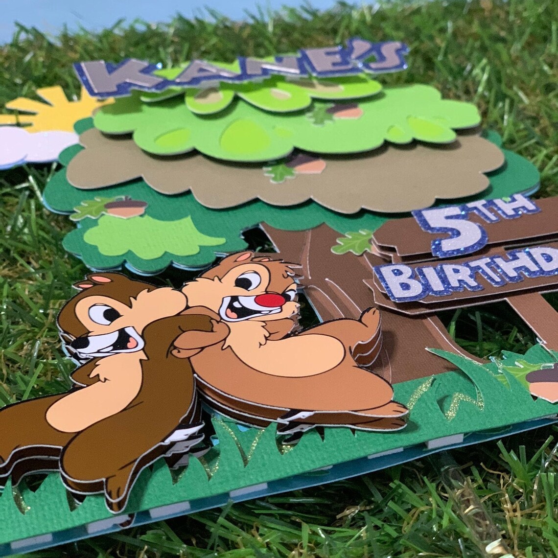 Chip 'n Dale Cake Topper - Etsy