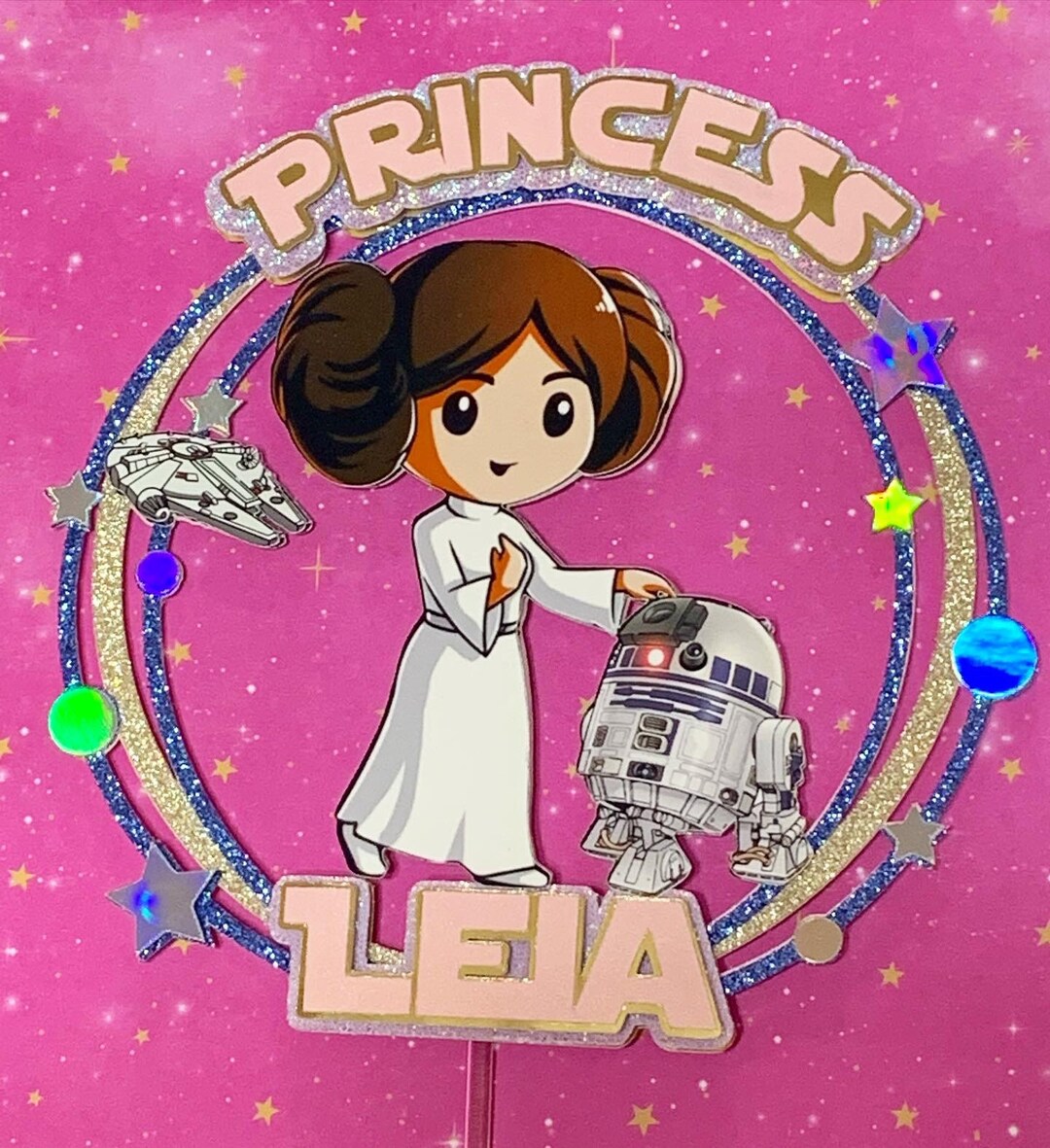 Princess Leia Cake Topper - Etsy