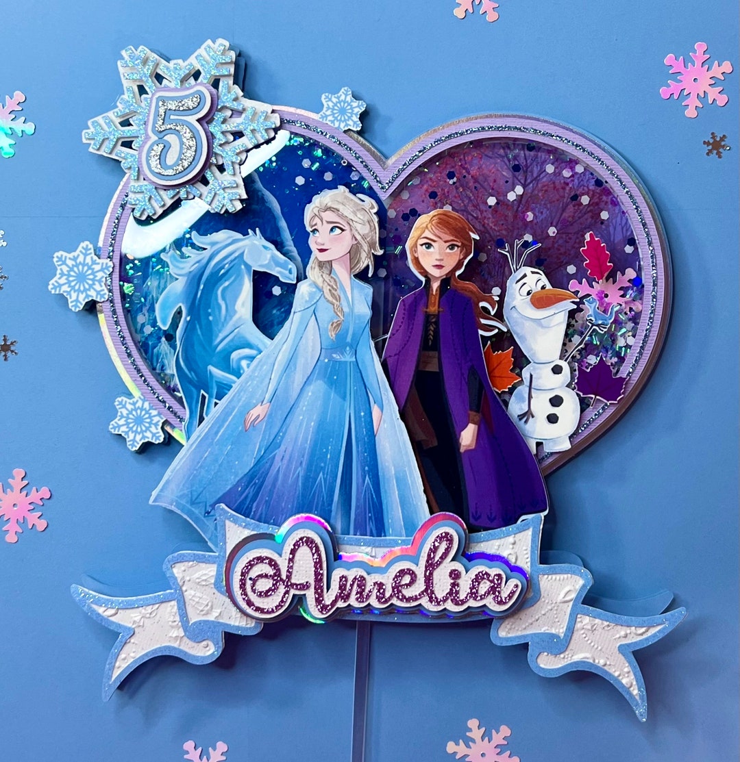 Frozen II Cake Topper / Elsa and Anna Cake Topper / Olaf Cake Topper - Etsy