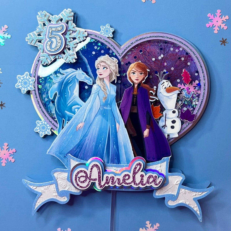 Frozen Cake Topper - Etsy