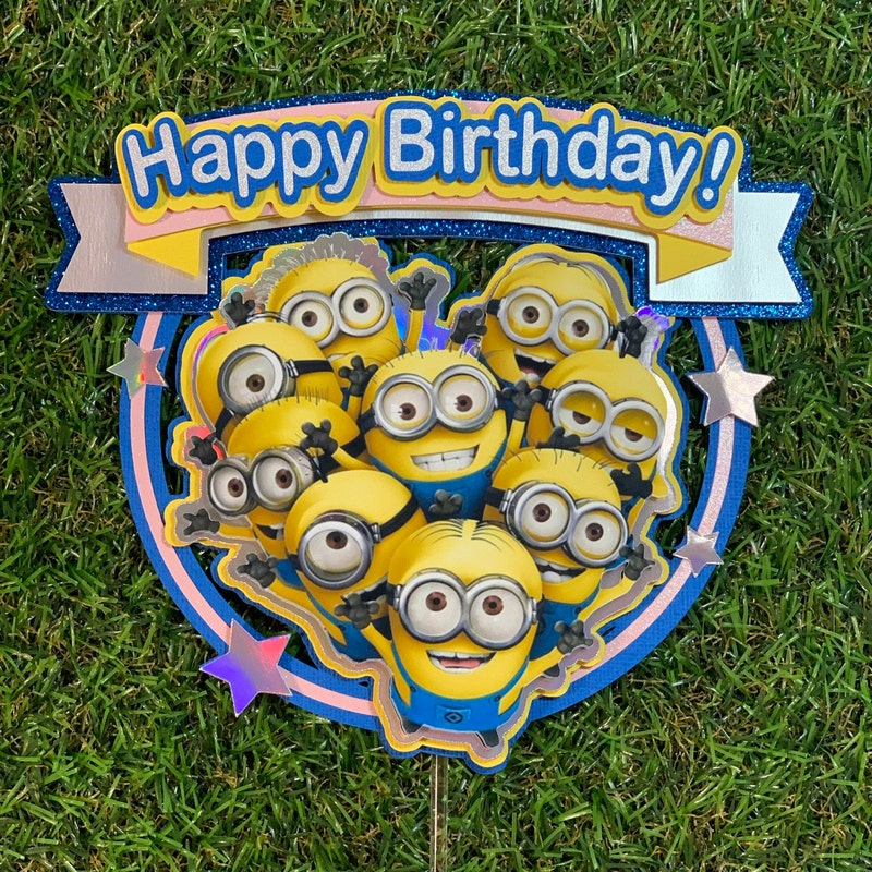 Minion Cake Topper - Etsy