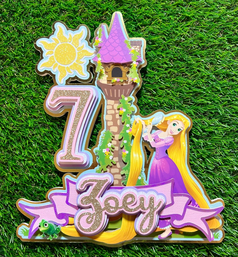 Rapunzel Cake Topper - Etsy