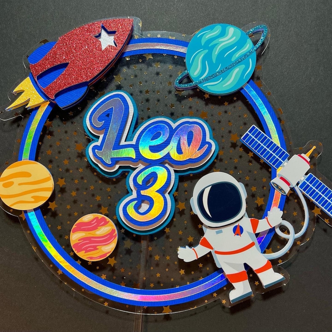 Little Astronaut Cake Topper / Astronaut Cake Topper / Space Cake ...