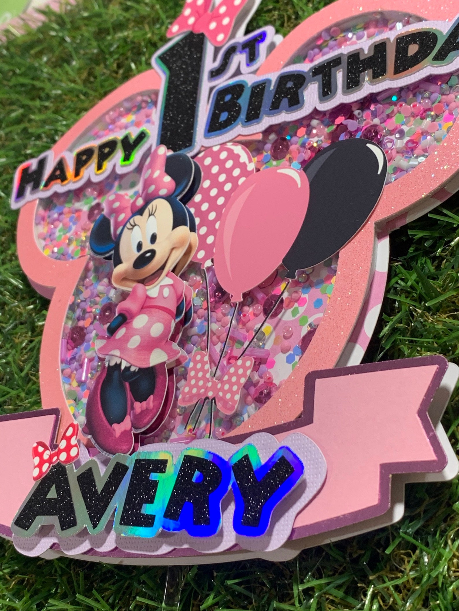 Minnie Mouse Cake Topper - Etsy
