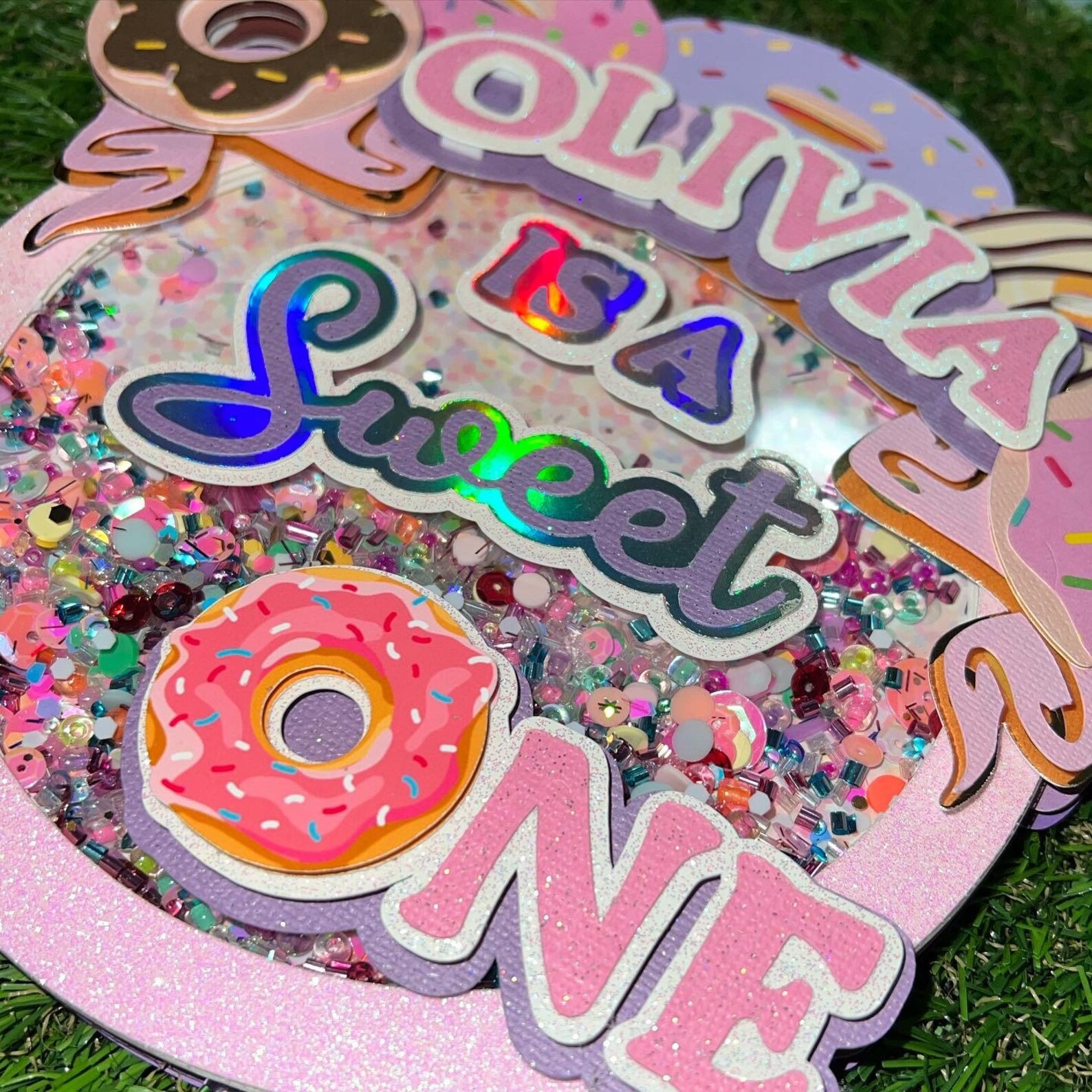 Sweet One Cake Topper / Donut Cake Topper / Sweets Cake Topper | Etsy