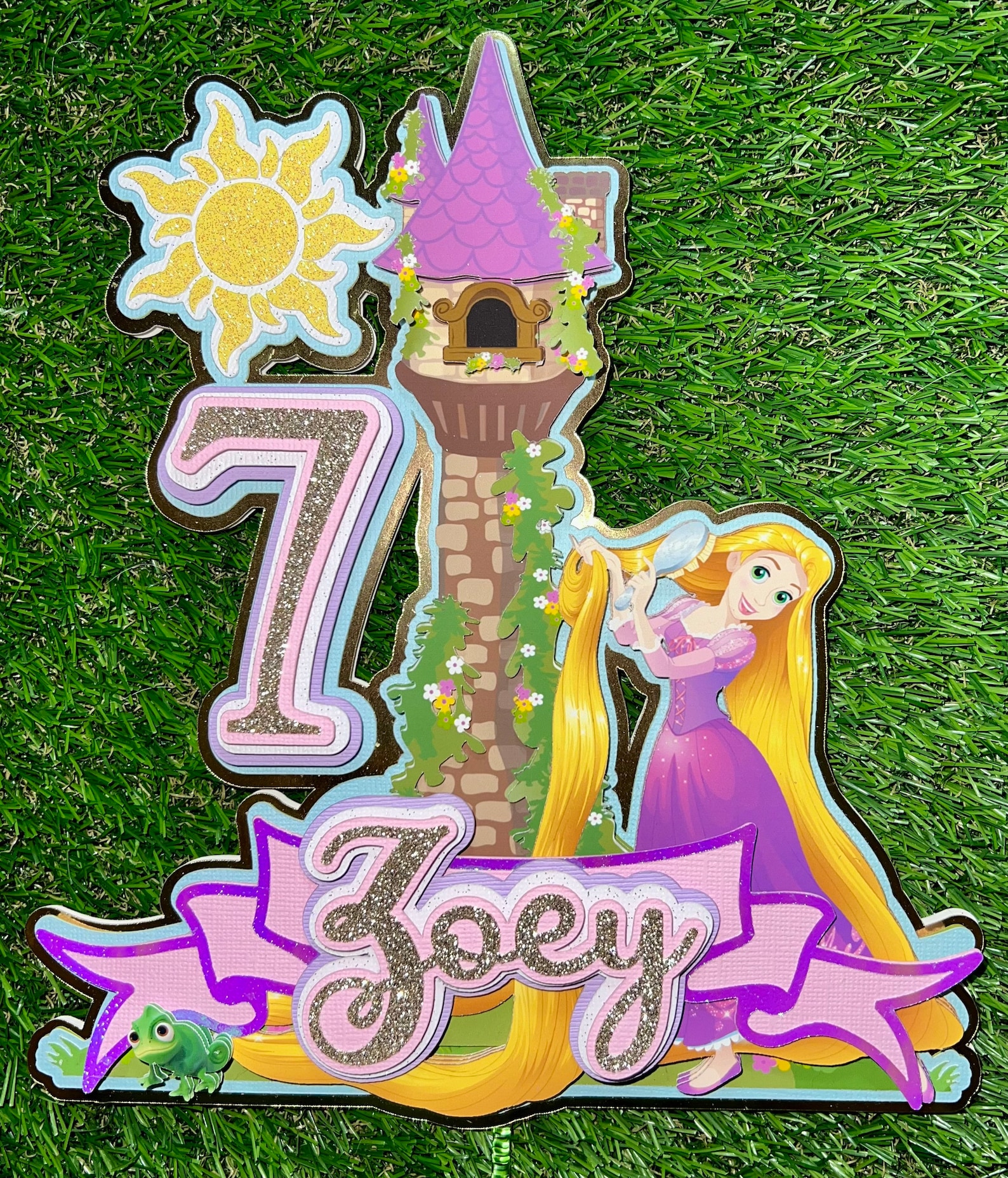 Rapunzel Cake Topper - Etsy