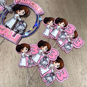 Princess Leia Cake Topper - Etsy
