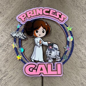 Princess Leia Cake Topper - Etsy