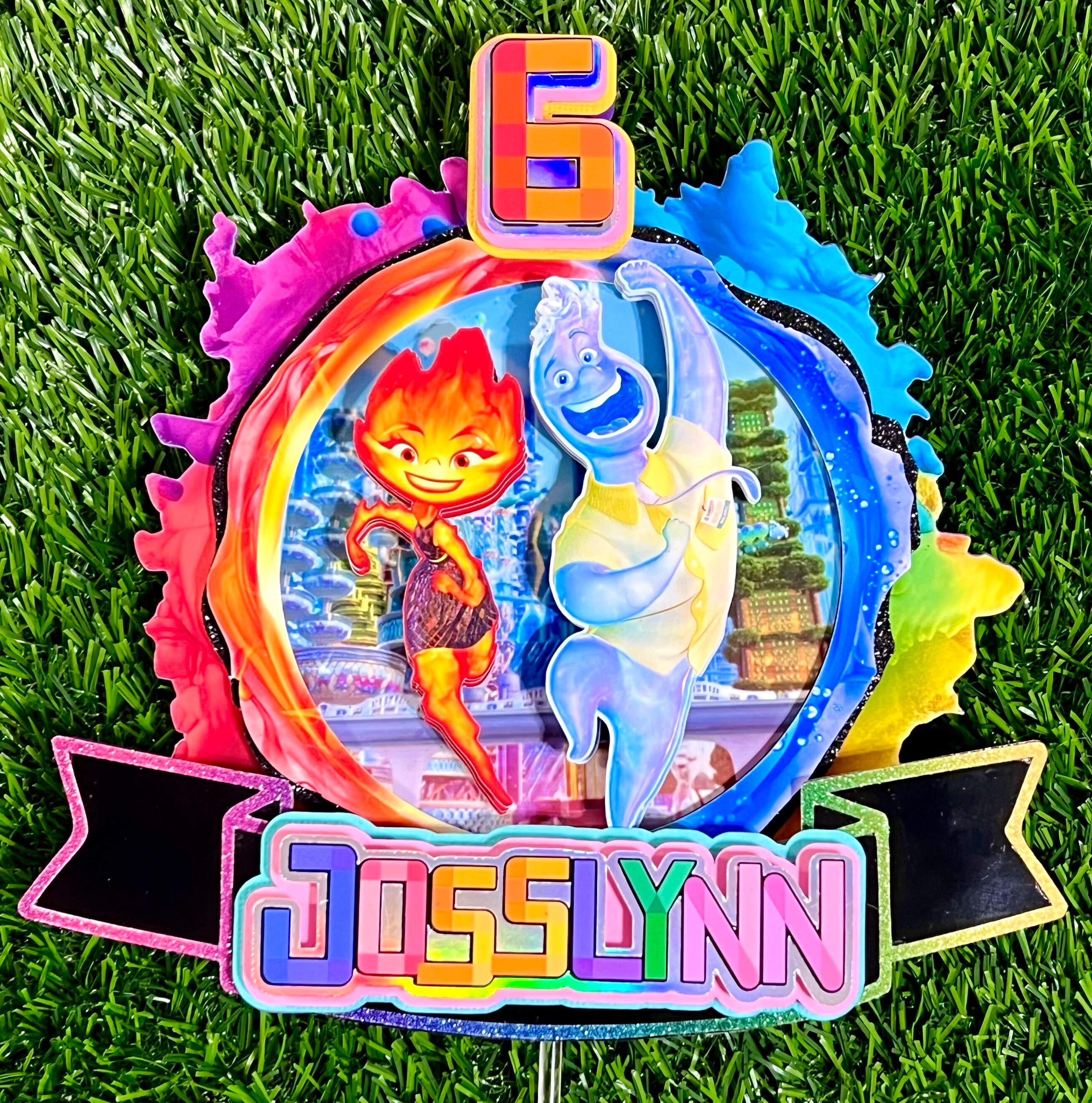 Elemental Cake Topper - Etsy